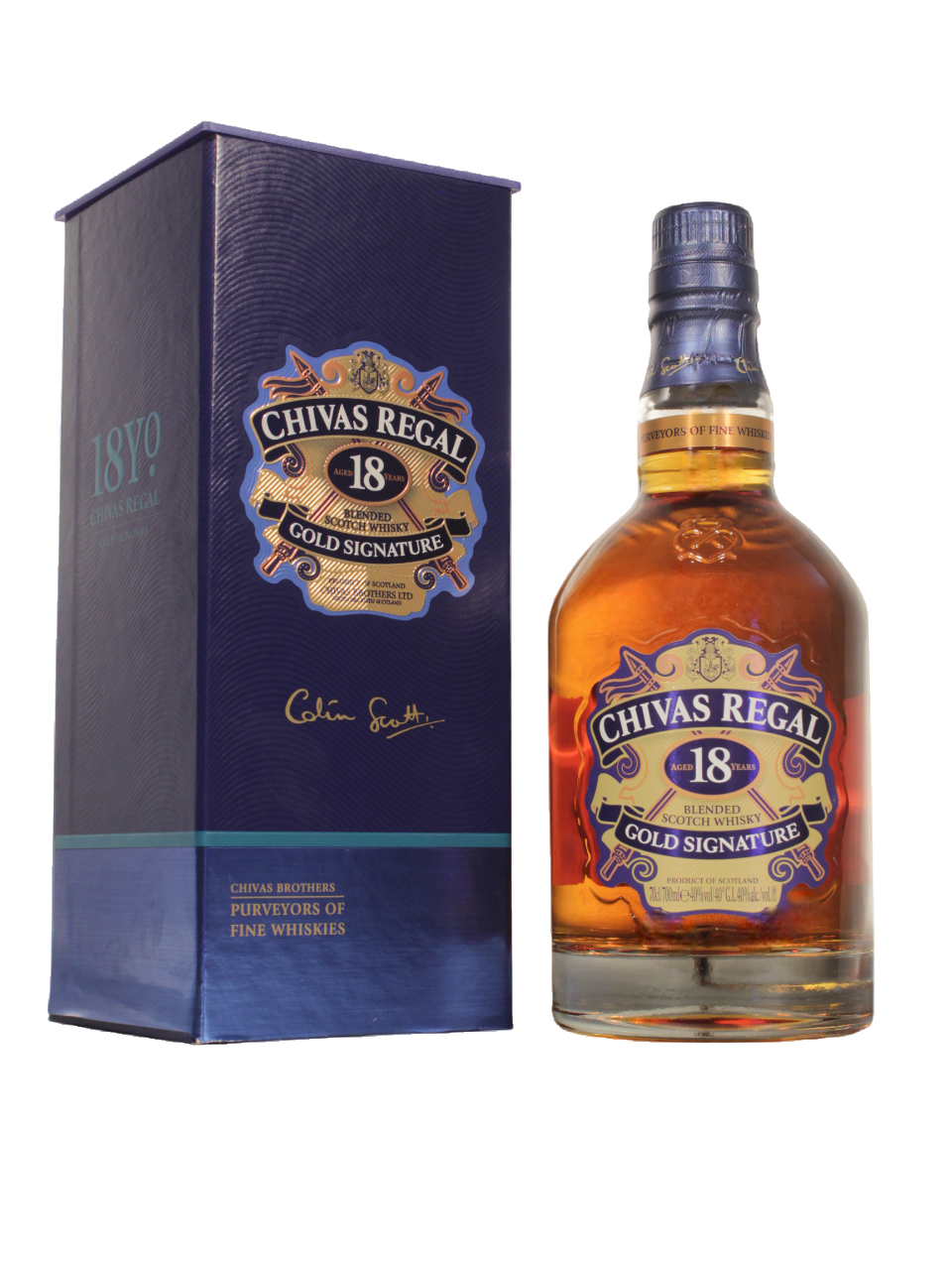 Chivas Regal 18 Años Gold Signature Estuche| Red Wine Funes